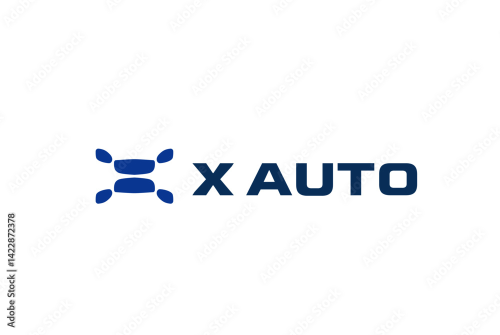X car vector logo design. Fonts for automotive, vechile, logo ...