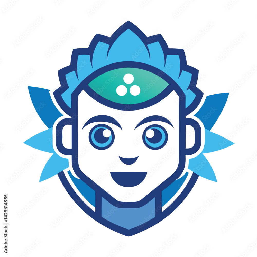 Clean logo design for an emotional intelligence artificial intelligence ...