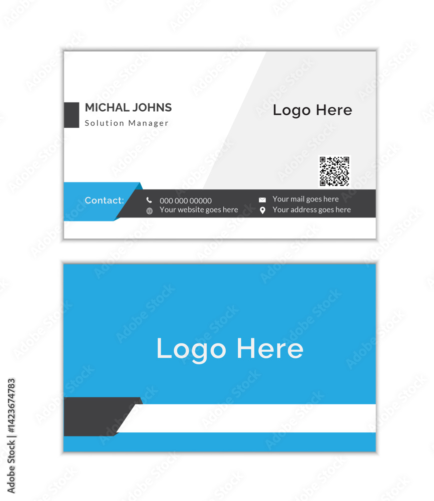 creative modern Business card design template, Luxury business card ...