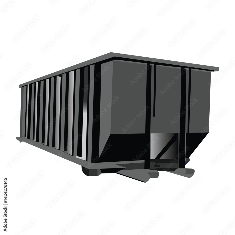Roll Off Dumpster logo. Junk Removal Logo, Hauling logo, Dumpster ...