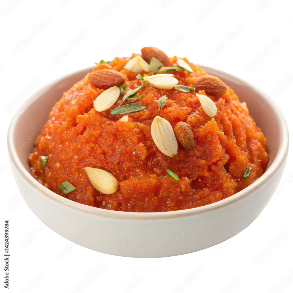 Carrot halwa png traditional Indian sweet png dessert bowl png white ...