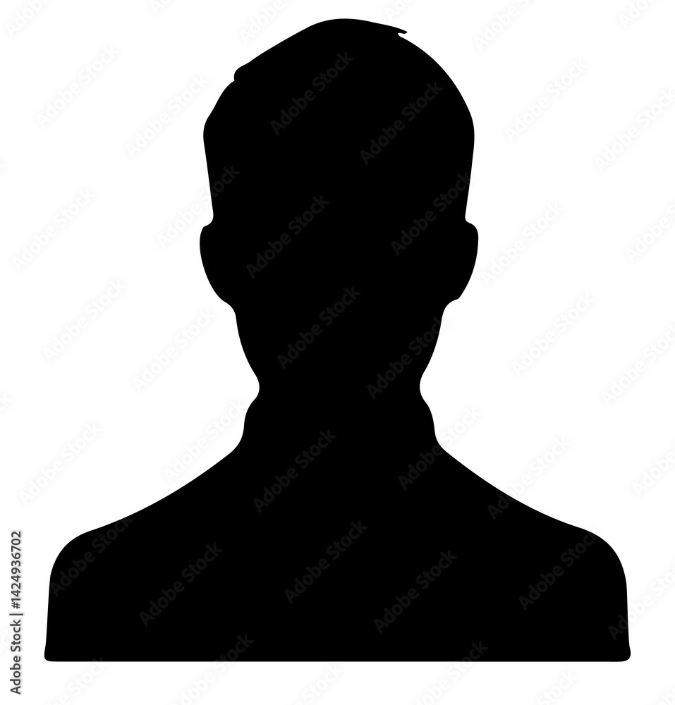 PNG Silhouette profile transparent illustration isolated element on ...