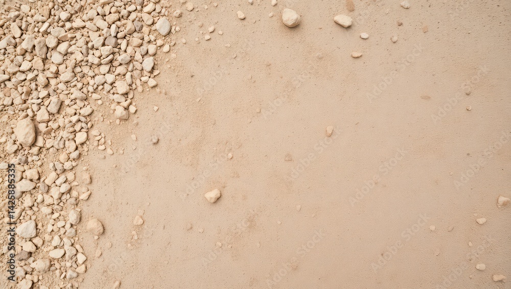 Stock-Foto „Beige ground with rocks and sand texture for construction ...