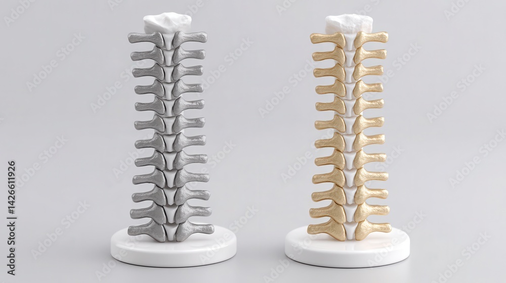 Ultra hd showcase of chiropractic tools and spinal models in a high ...