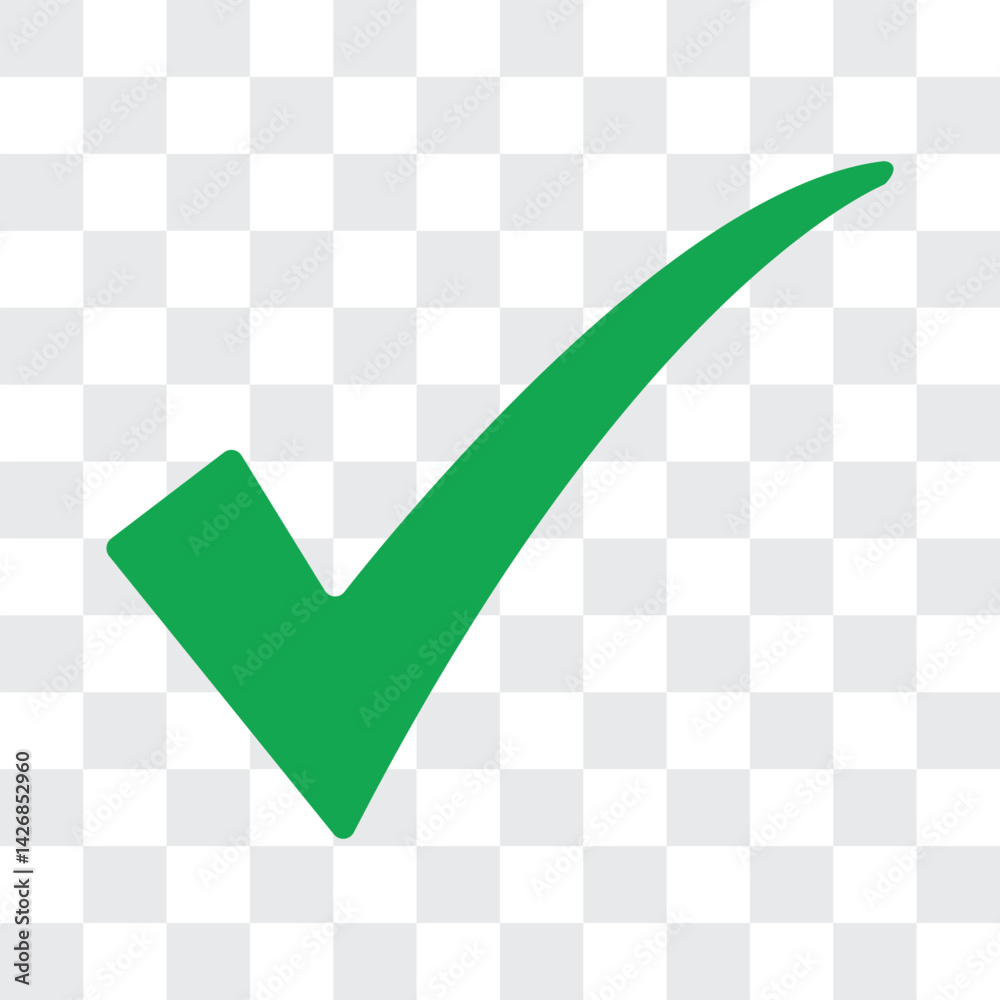 Check Mark Icon. Tick Symbol for Confirmation, Success, and Approval in ...