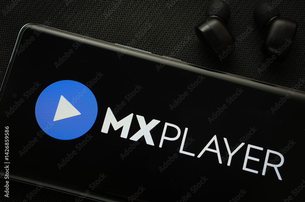 Dhaka, Bangladesh - 17 March 2025: The logo of the MX Player is ...