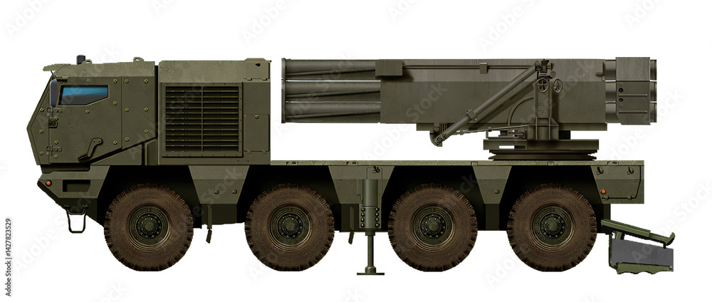 Kamaz-Typhoon Uragan (The concept of a modular MLRS based on the Kamaz ...