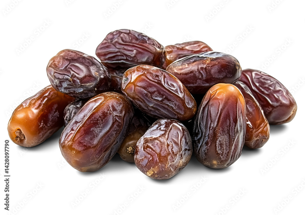 Isolated Medjool Dates on Transparent Background – Organic Sweet Chewy ...