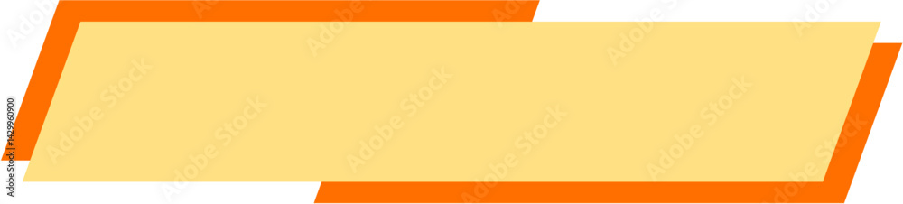 Stockvektorbilden Simple flat title box vector for labels, headers, UI ...