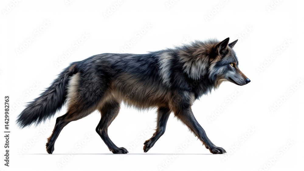 Dire Wolf Side Profile - The carnivorous Dire Wolf lived in North and ...