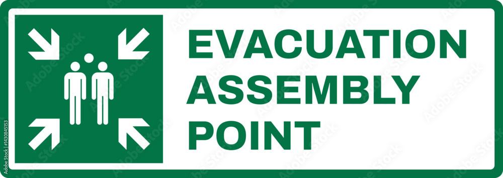 emergency and first aid safety signs v2 uppercase text_evacuation ...