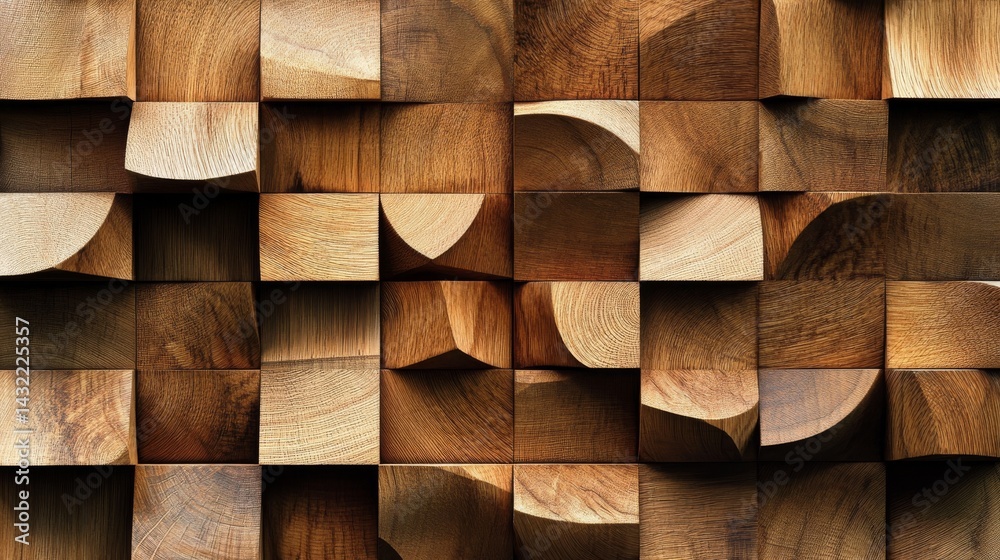 Intricate Wood Panel Design for Modern Architecture Stock Photo | Adobe ...