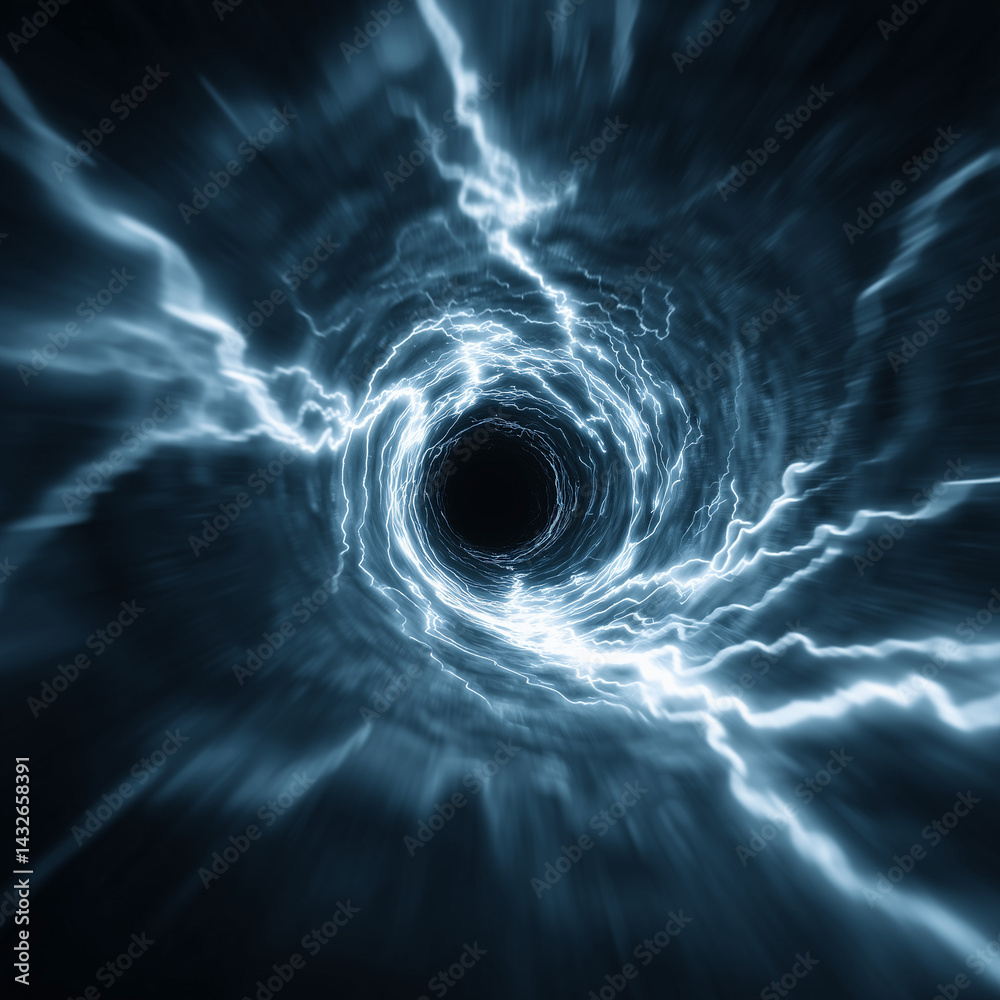 Futuristic Energy Portals and Sci-Fi Vortex Tunnels – Glowing Wormholes ...