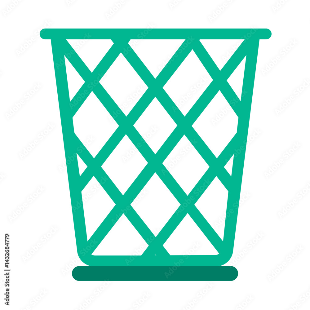 Trash SVG Vector Icon – Flat Design for Delete, Garbage, Bin, Recycle ...