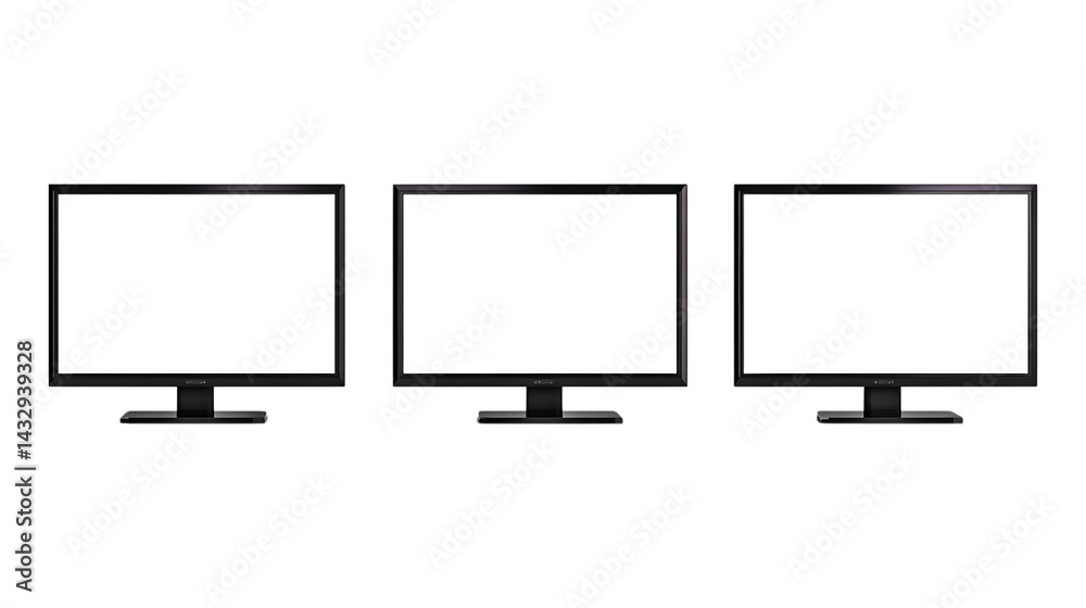 AOC U2879VF Ultra HD Gaming Monitor on transparent background Stock ...