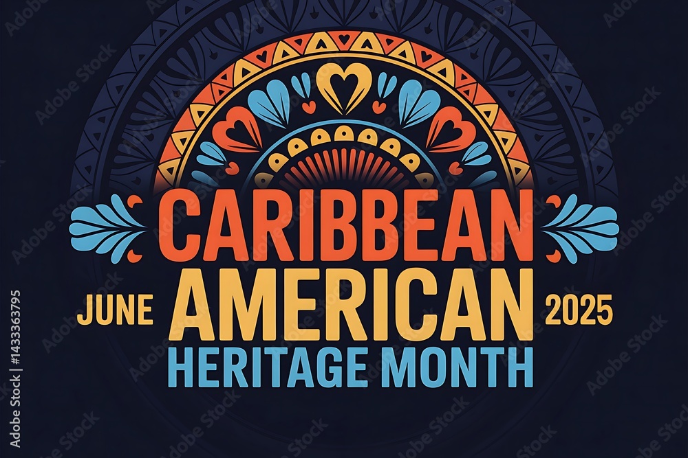 Celebrate Caribbean American Heritage Month June 2025 Vibrant design ...