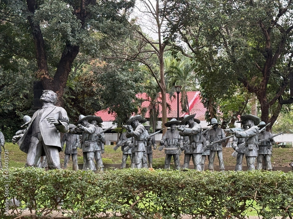 February 2025 - Luneta Park, Manila, Philippines: Rizal Monument ...
