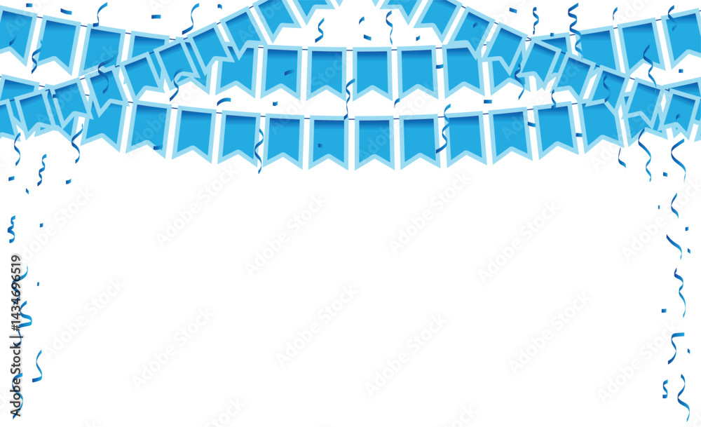 Blue Happy birthday vector transparent background. colorful happy ...