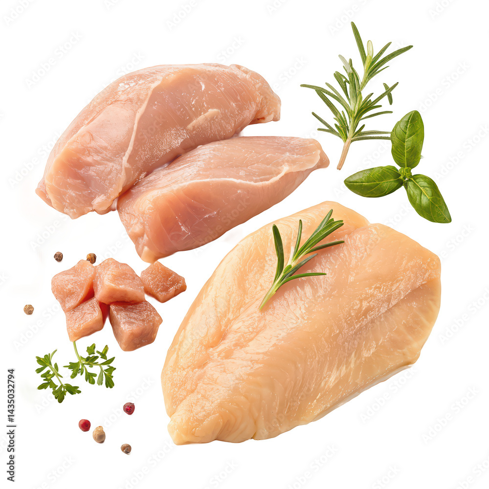 chicken pieces png raw chicken chunks png poultry meat cuts png cooking ...