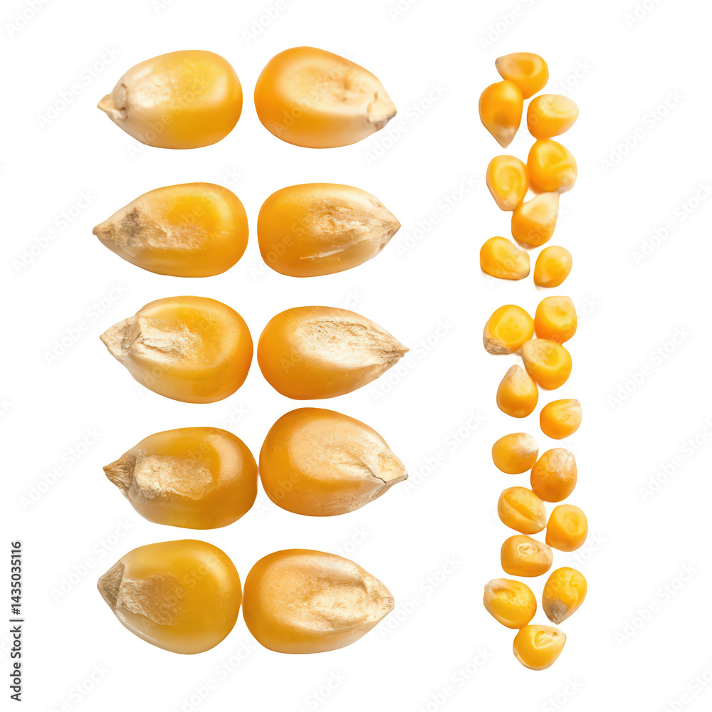 corn seeds png maize kernels png dried corn seeds png grain seeds pile ...