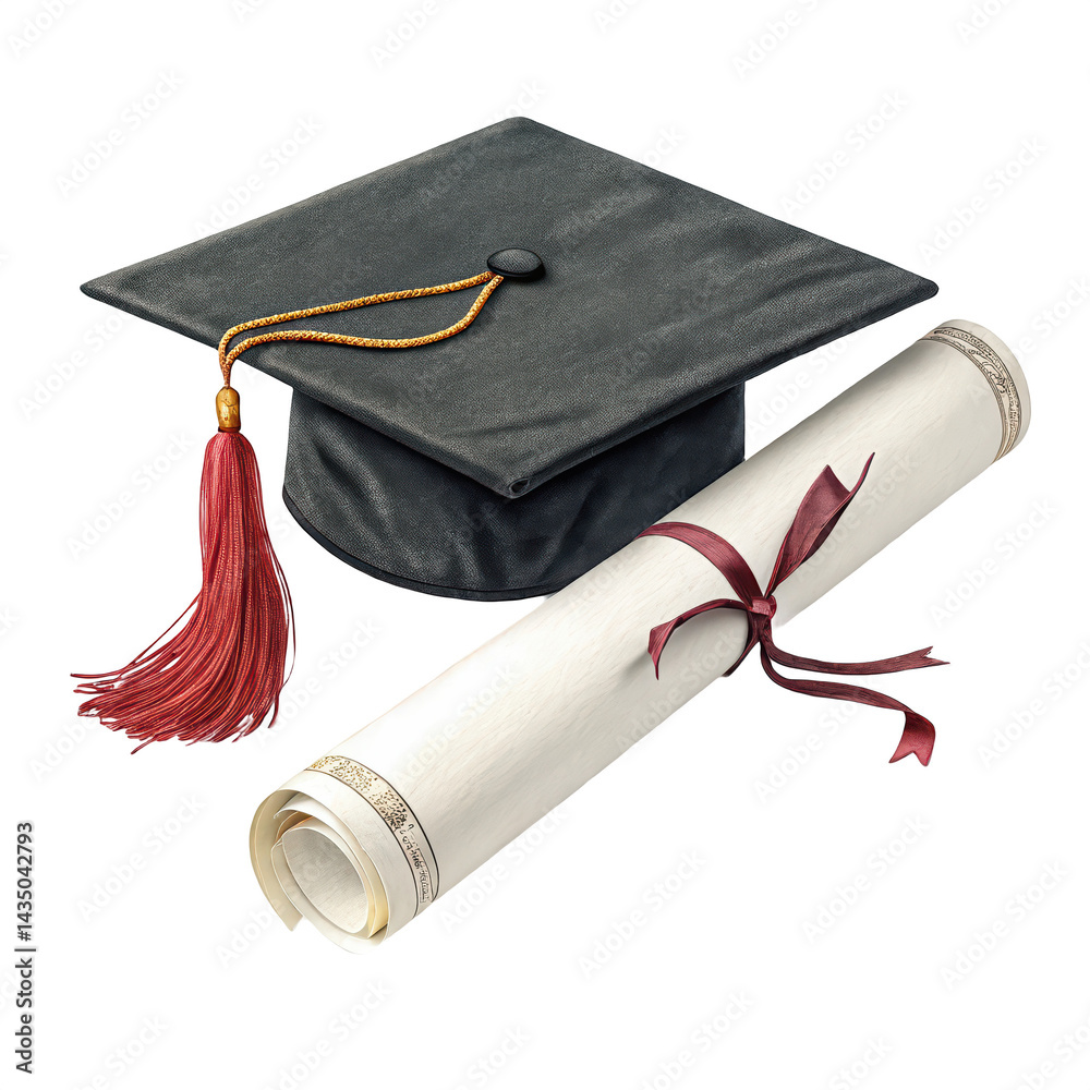 graduation cap and diploma png mortarboard hat png academic scroll png ...