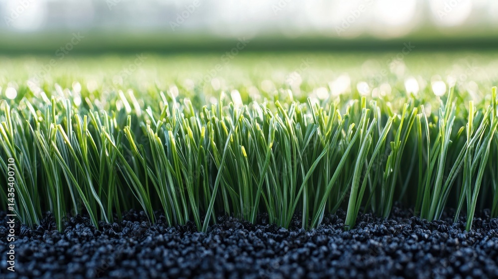 lush green artificial turf close-up Stock Illustration | Adobe Stock