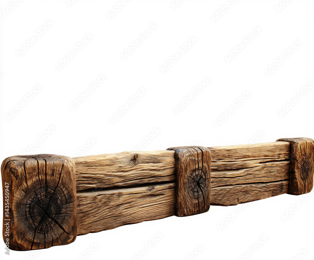 timber beams visible joinery rustic border architectural Stock Photo ...
