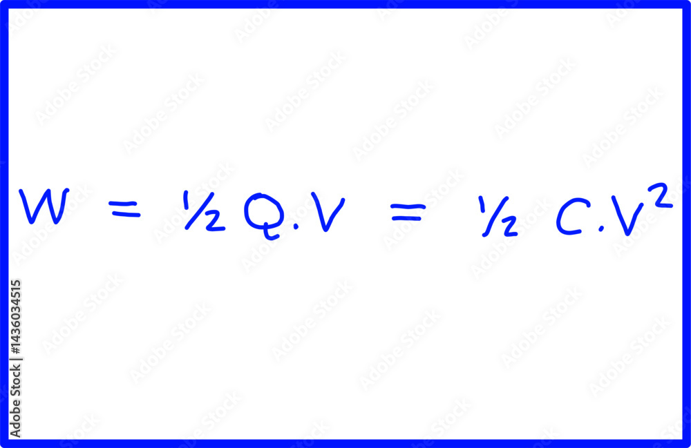 physics of electrical capacity, physics formula of energy stored in a ...