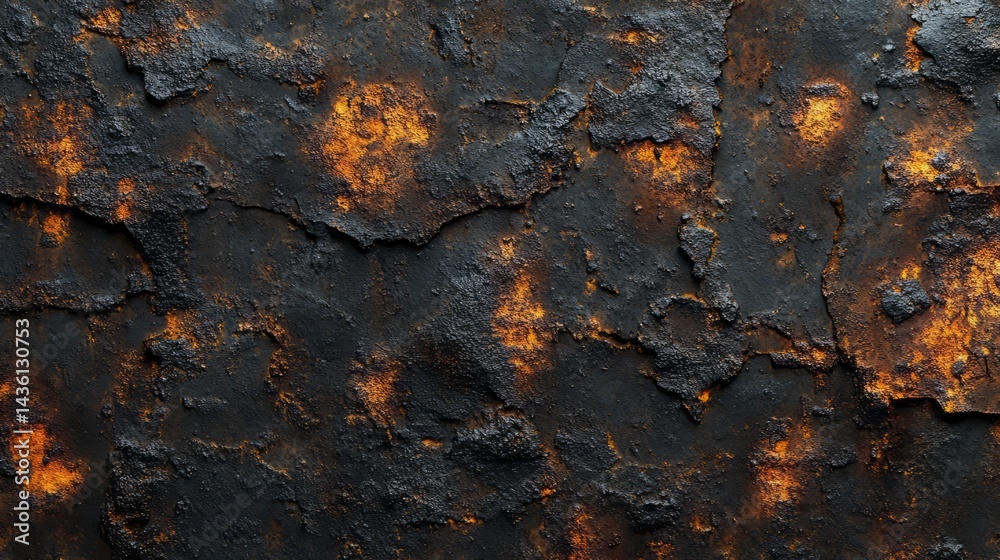 Rust Texture: A close-up, high-resolution photograph that reveals the ...