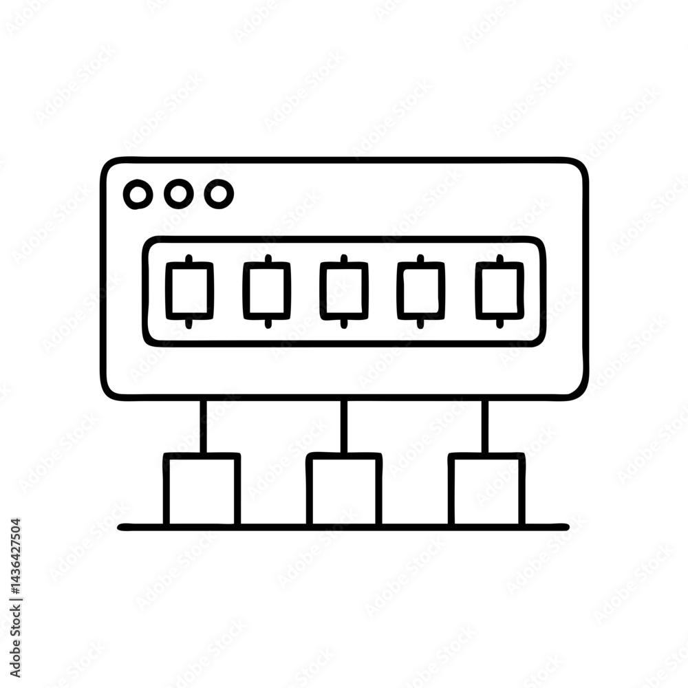 vlan icon, vlan line art - simple line art of vlan, perfect for vlan ...