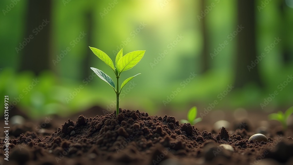 Youth group planting trees in community event, Active participation in ...