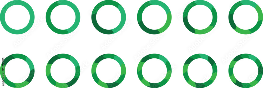 Vektor Pie chart into an arrow ring chart. Circle arrows infographic ...