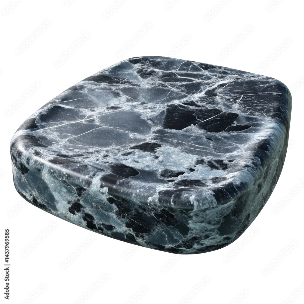 Mottled stone slab isolated on transparent PNG background Stock Photo ...