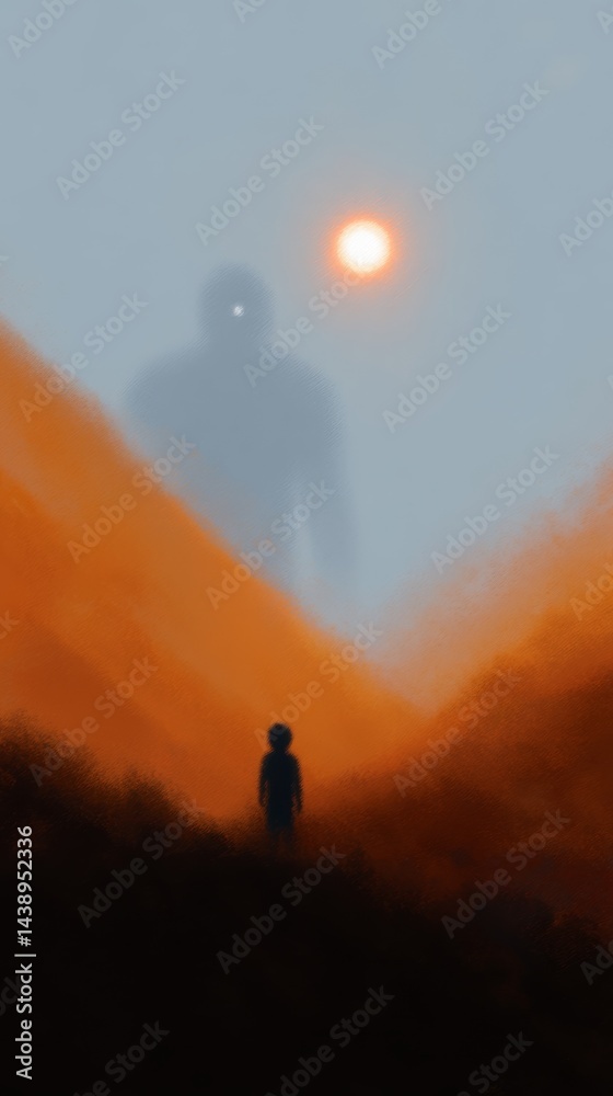 Stock-Illustration „David and Goliath. The story of the young shepherd ...