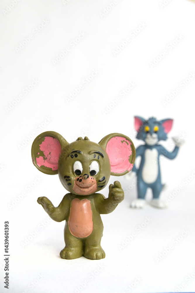 Foto de Stock Figuras originales en pvc de Tom y Jerry, el gato y el ...