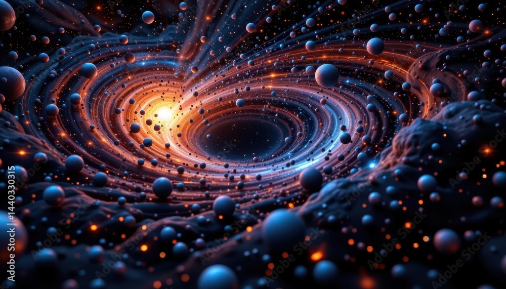 A mysterious force that permeates the universe, dark matter is an ...