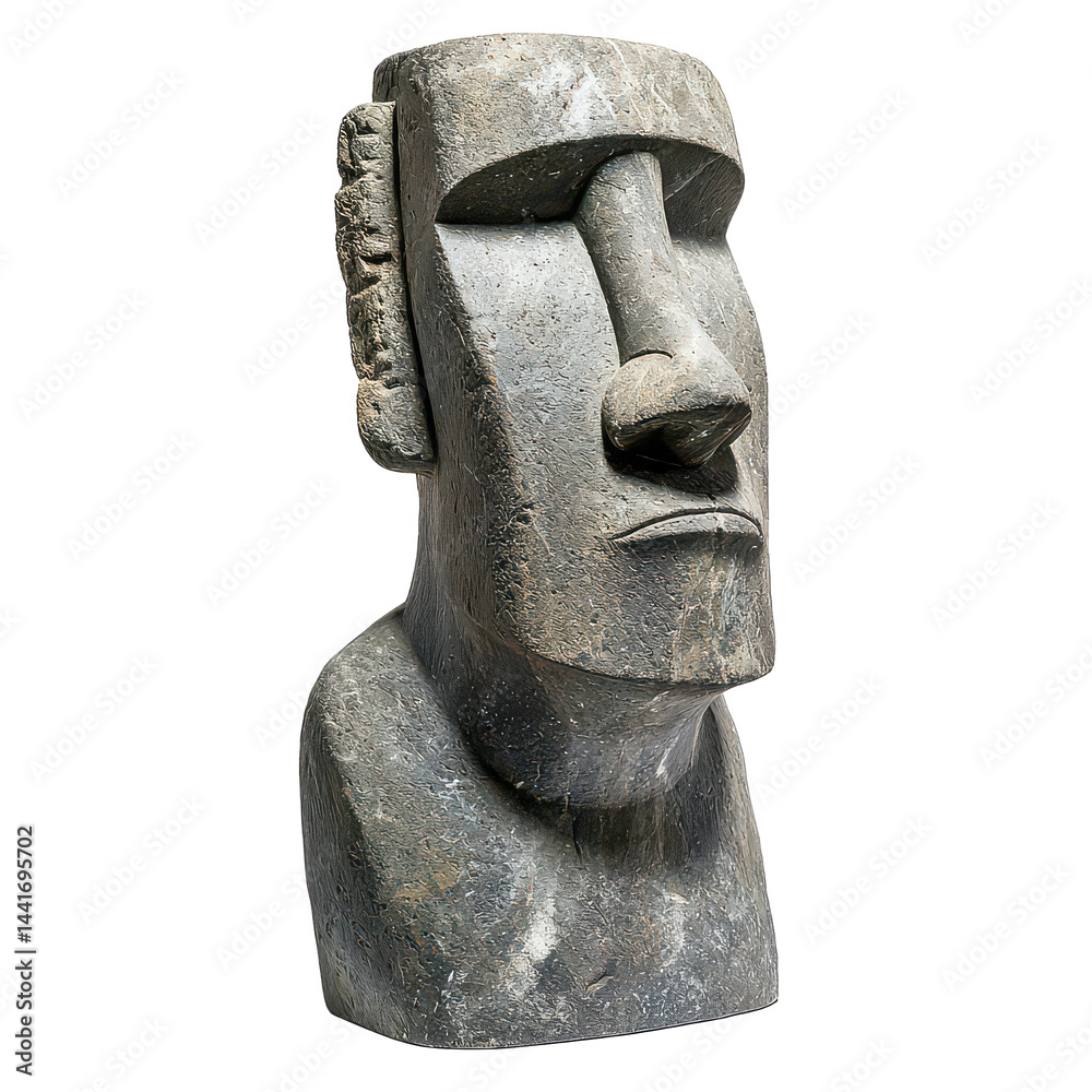 Photo Stock Easter Island Moai statue png stone figure png historic statue png monolithic ...