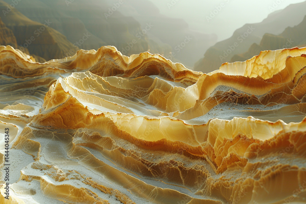 Photo Stock Beautiful display of geological processes and ever changing ...