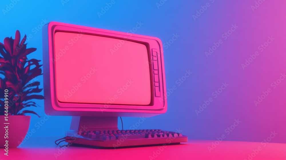 Retro old computer user interface,Pink Y2K computer window page and ...