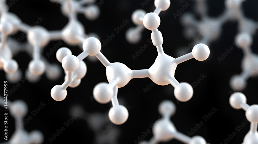 Formic acid rotating 3d molecule, molecular structure of carboxylic ...