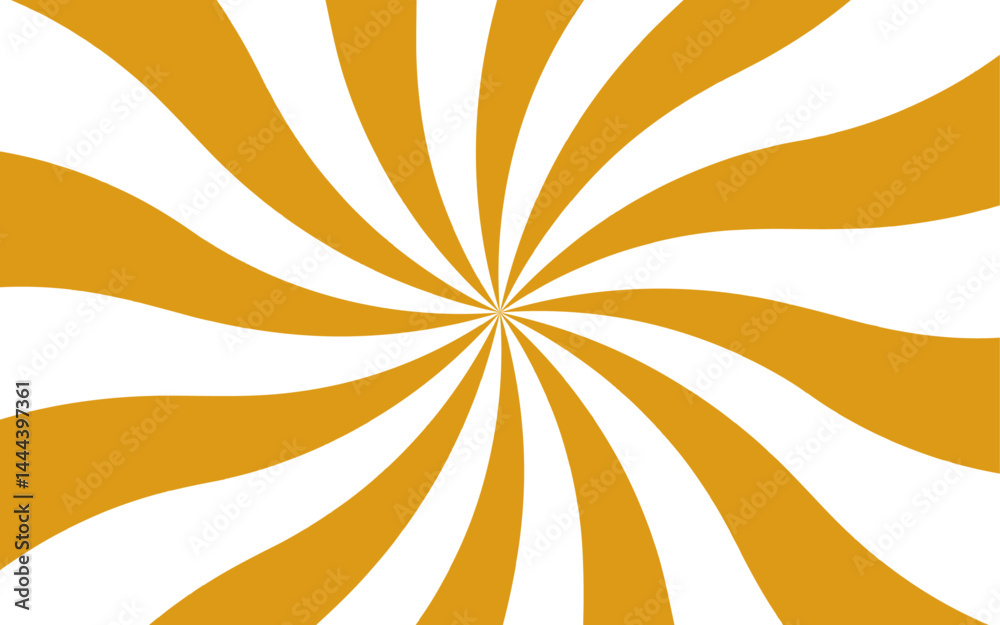 Abstract hypnotic radial spiral pattern and visual illusion of motion ...