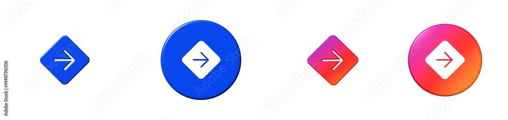directions alt maps 3D icon Stock Illustration | Adobe Stock