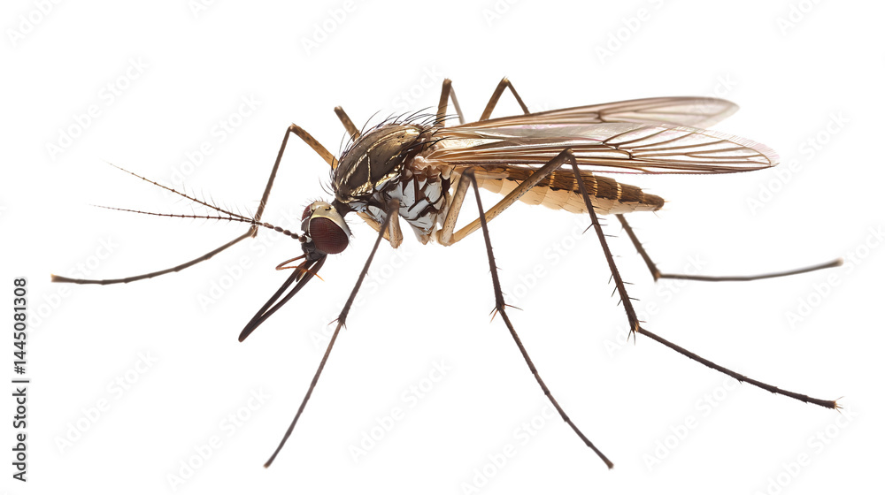 Detailed Close-up of Mosquito: Captivating Insect Anatomy Exploration ...