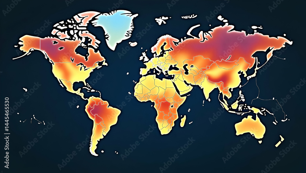 Global Tariff System Visualization: Interactive World Map with Heatmap ...