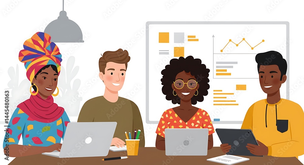 Diverse Team Collaboration A Visual Representation of Successful ...