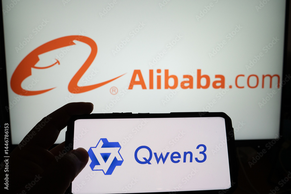 Qingdao,China-Apr.30.2025:Qwen (also known as Tongyi Qianwen) is a ...