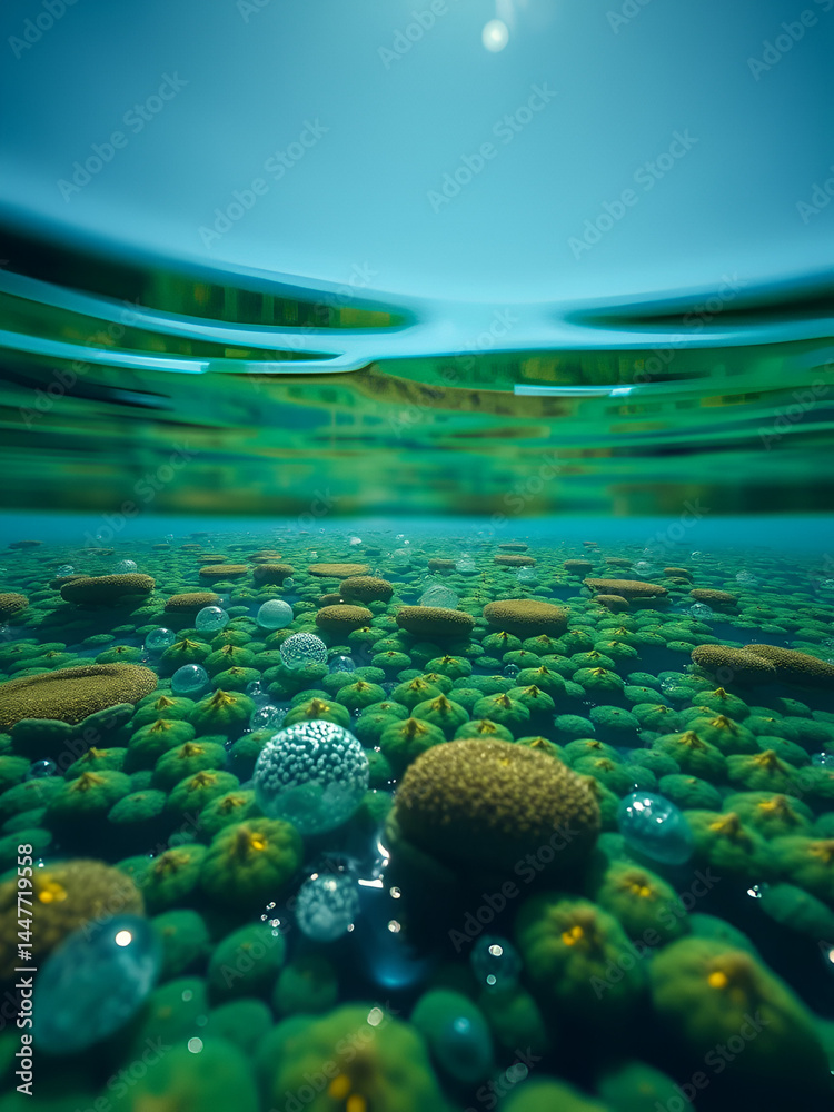 Conservation of Blue Green Algae Cyanobacteria Algae Created Earths ...
