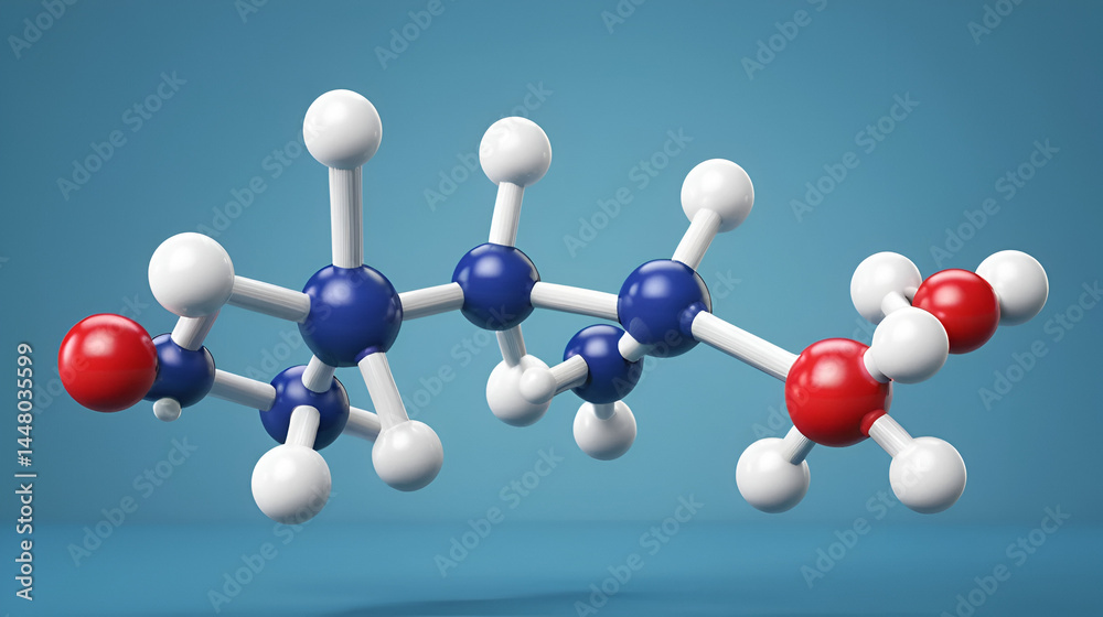 Stock-Illustration „tetrahydrofuran molecular structure, 3d model ...