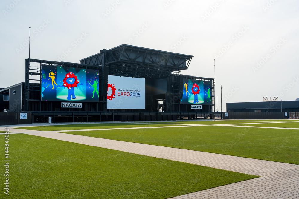 Osaka, Japan - April 30 2025 : The EXPO Arena Matsuri, an open-air ...
