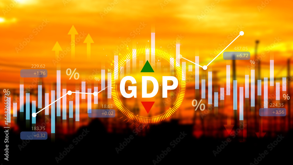 GDP business concept, GDP Gross Domestic Product Gross Domestic Product ...
